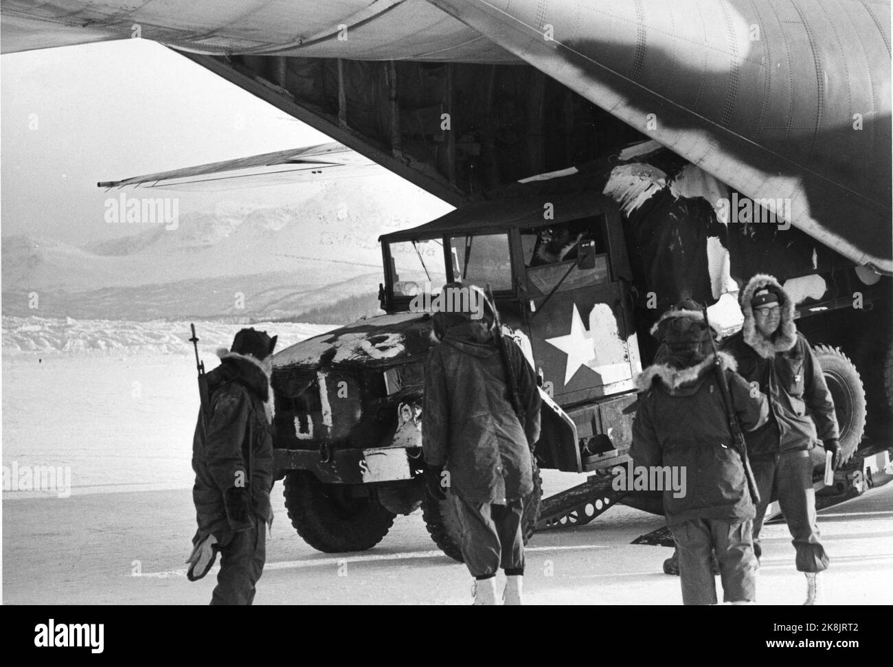 Bardufoss 197003-. NATO exercise '' Arctic Express ''. US military ...