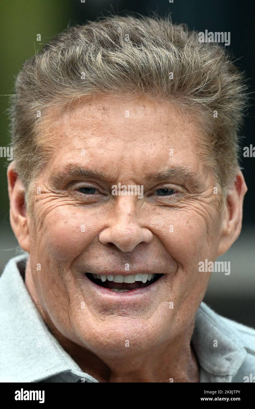 Cologne, Germany. 24th Oct, 2022. David Hasselhoff, actor poses in ...
