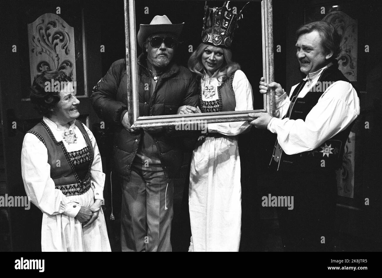 Eli anne linnestad and sverre holm in the folk comedy hi-res stock ...