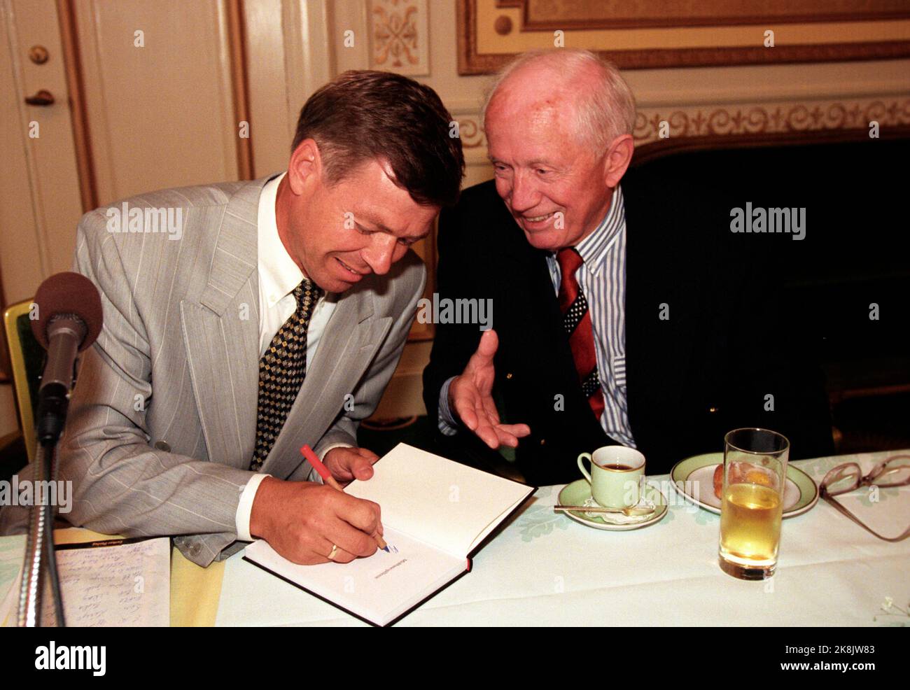 1997 pensioner and former politician lars korvald photo hi-res stock ...