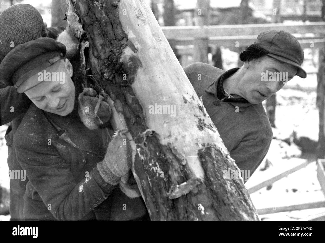 Hammerfest 19460406. The rebuilding of Hammerfest is underway after the ...