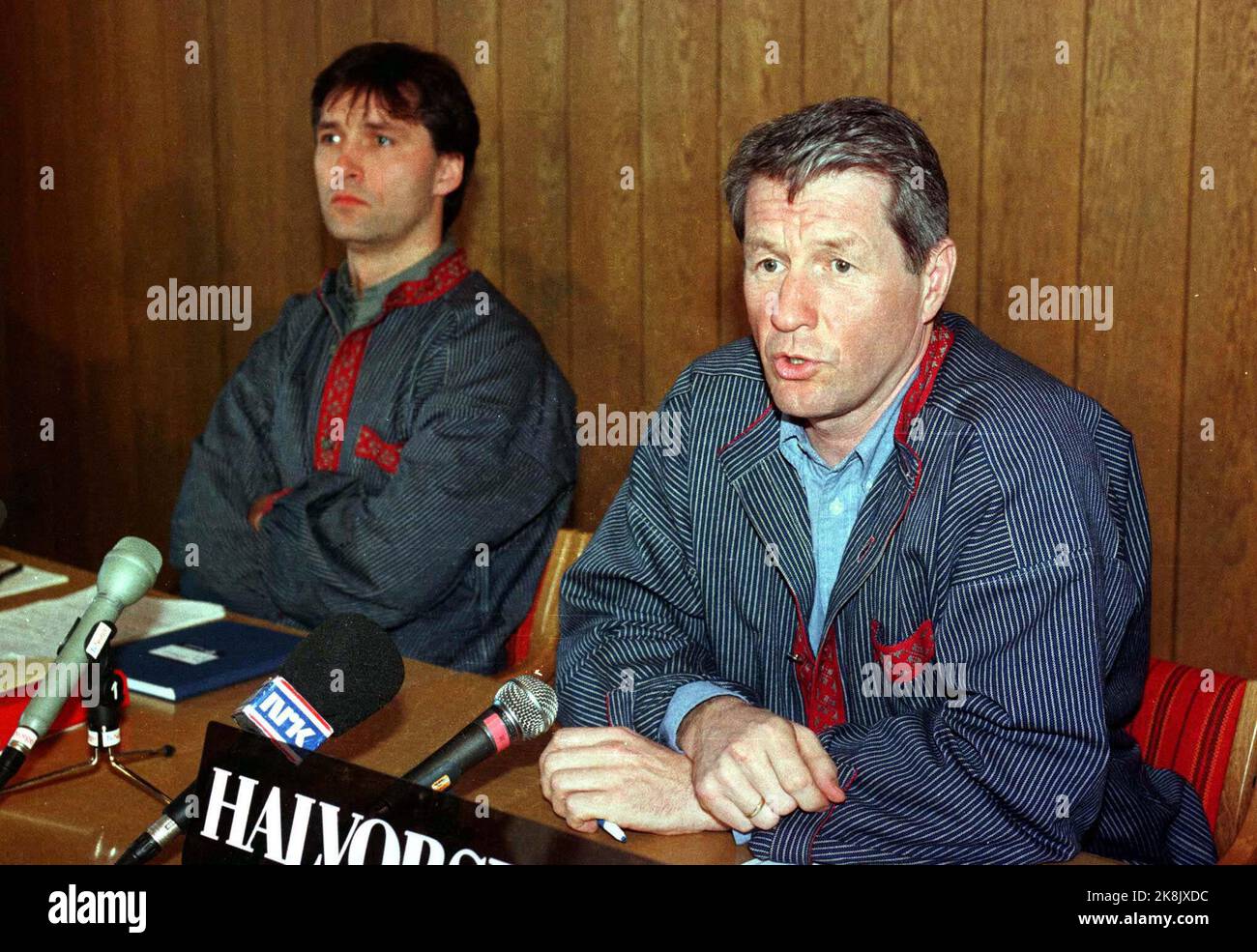 Terje bendiksby ntb press conferences political meetings hi-res stock ...