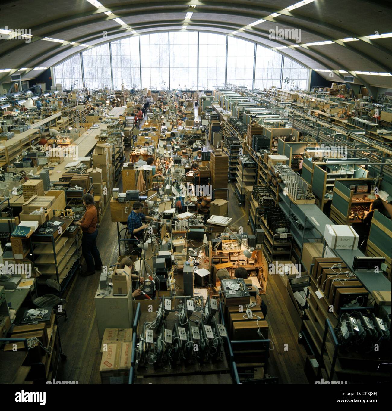 Oslo 1973. From the industrial hall to Tandberg Radio Factory. Overview ...