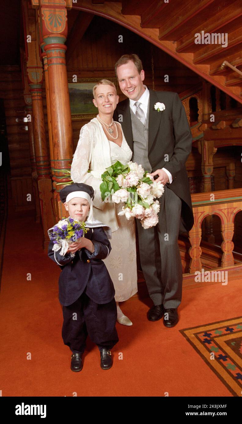 Oslo 19940430. Daughter of Princess Astrid Mrs. Ferner and Johan Martin ...