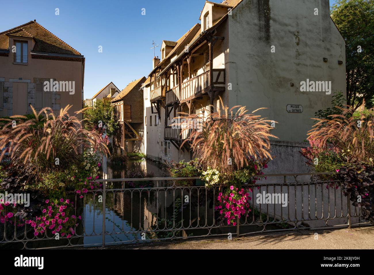 The museum "Musée du Gâtinais" in the quartier de la pêcherie of ...