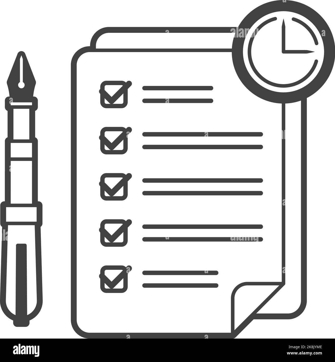 Checklist report hi-res stock photography and images - Alamy