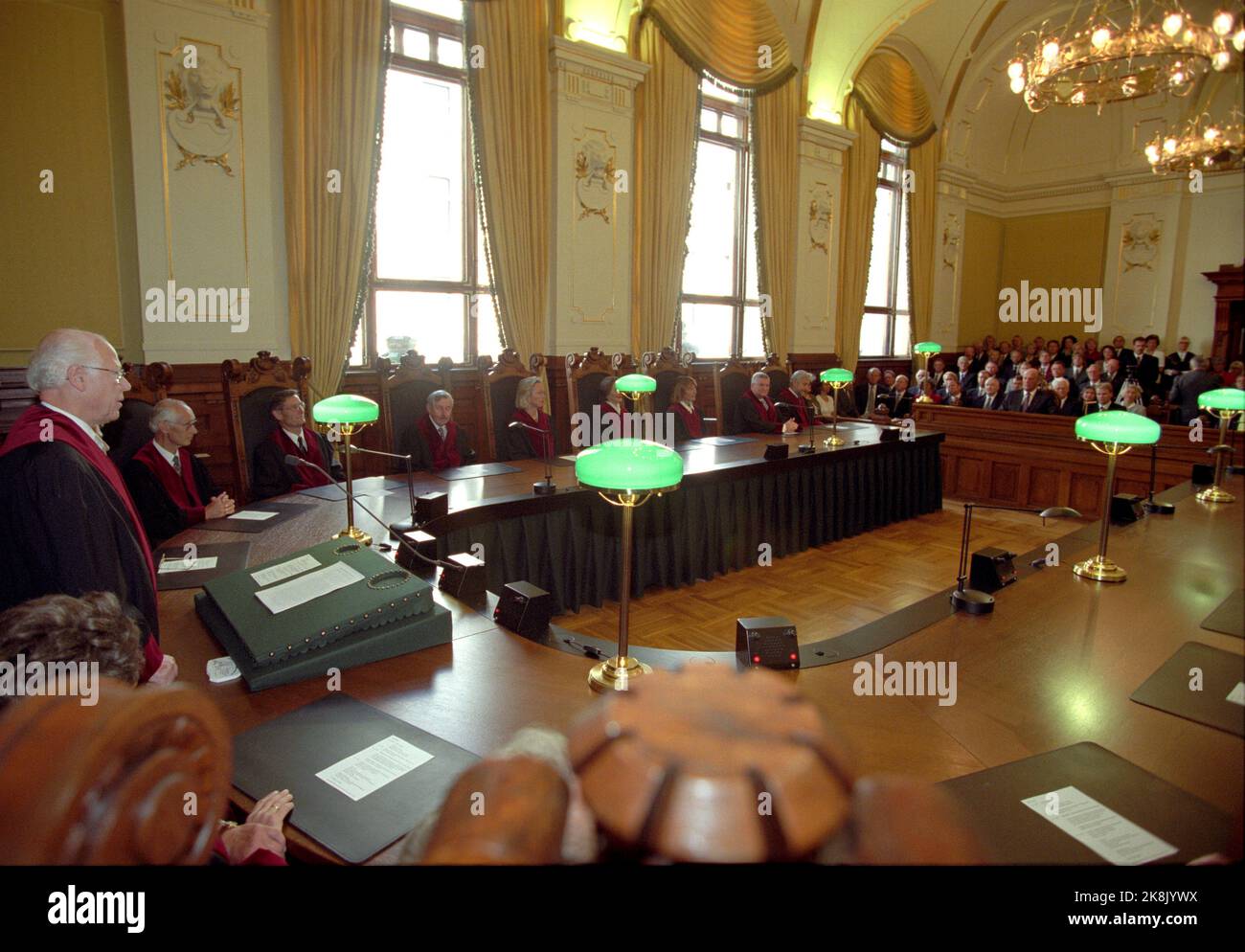 Supreme court justice carsten smith and others photo hi-res stock ...