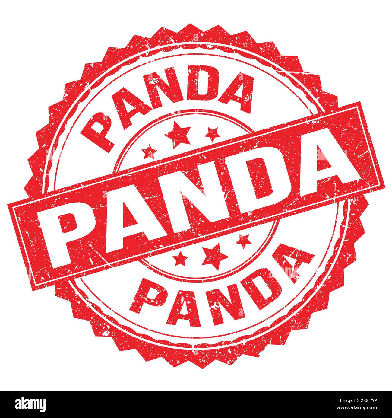 PANDA text written on red round stamp sign Stock Photo - Alamy