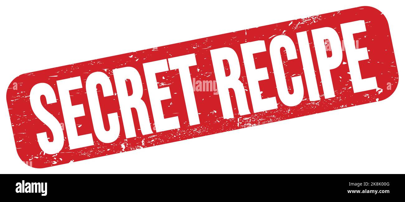 Secret recipe seal hi-res stock photography and images - Alamy