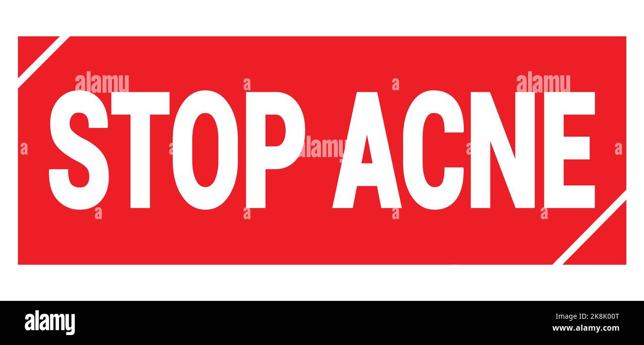 Stop acne stamp hi-res stock photography and images - Alamy