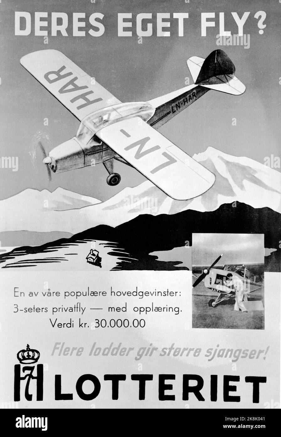 Oslo 19470211 H7 The lottery for income for the victims of the Freedom ...