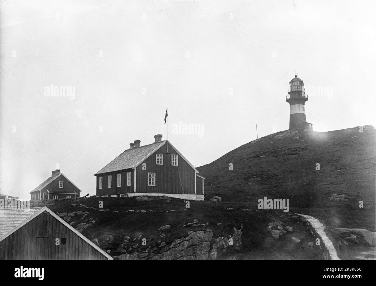 Fruholmen about 1935 fruholmen lighthouse photo hi-res stock ...