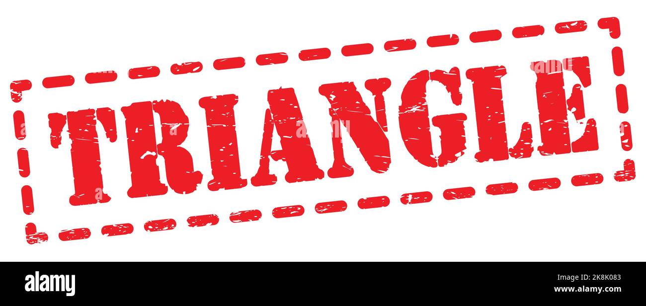 Stamp logo triangle Cut Out Stock Images & Pictures - Alamy