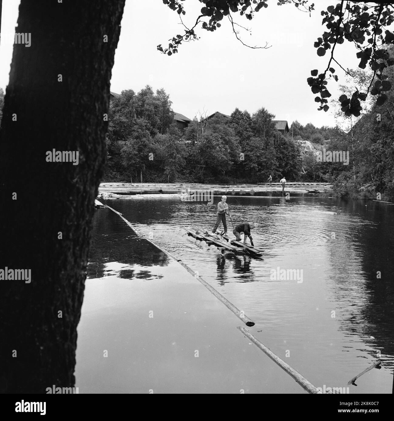 Oslo in the summer of 1962. A walk along the Akerselva from Os to Os ...