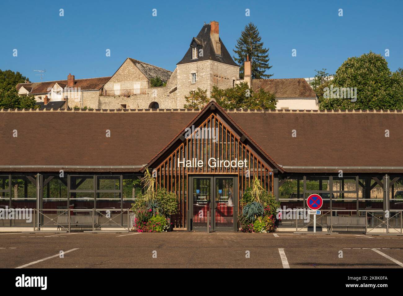 The Hall Girodet at Montargis, France Stock Photo - Alamy