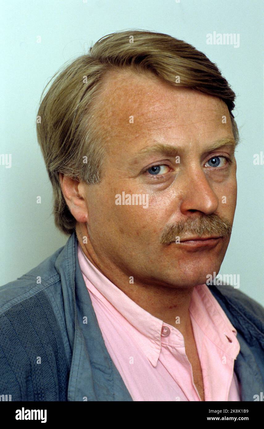 Oslo 19860521. Author, lyricist and playwright Paal-Helge Haugen ...