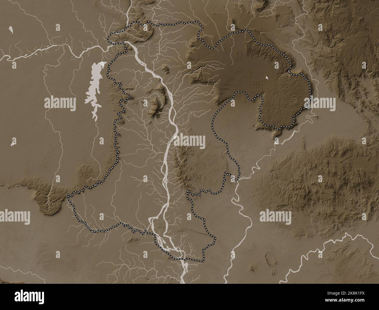Champasak map hi-res stock photography and images - Alamy