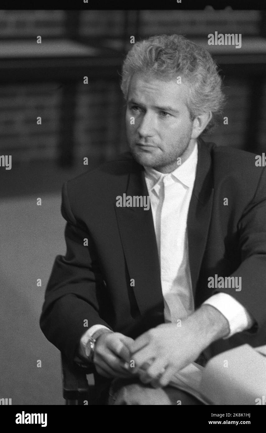 Oslo October 21, 1988. The financier Ole Christian Bach when the case ...