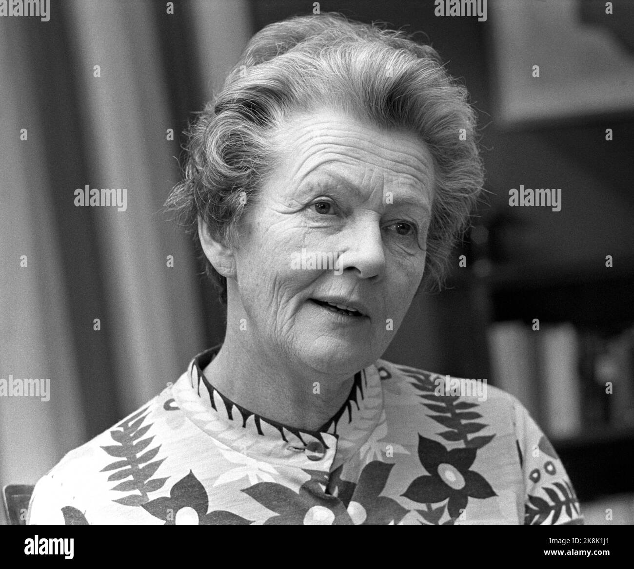1979 former head of the housewife association l 9892 photo hi-res stock ...
