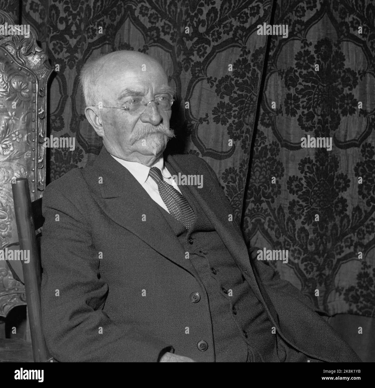 Oslo January 1941 The composer Christian Sinding photographed in his ...