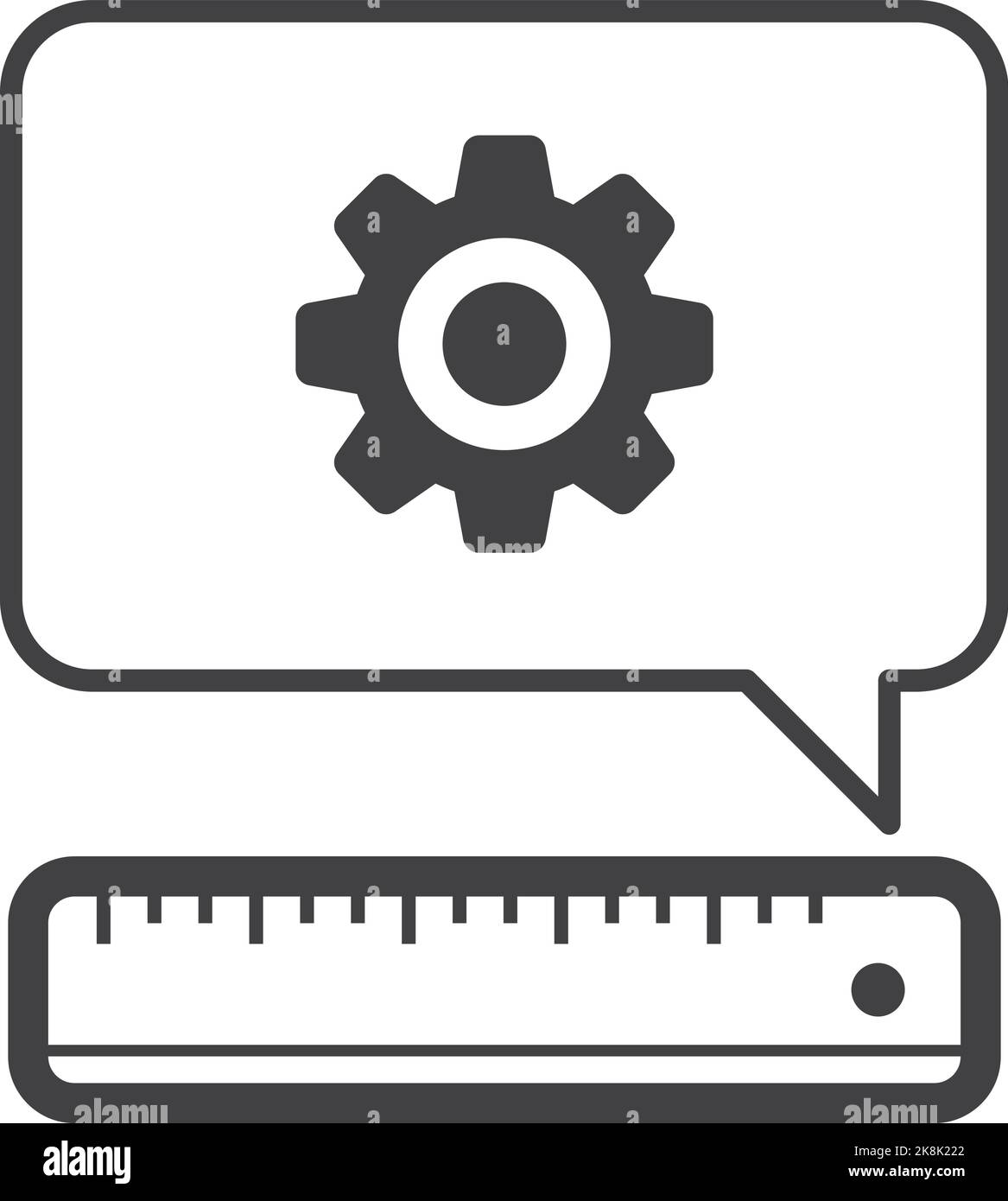 Cog illustration Stock Vector Images - Alamy