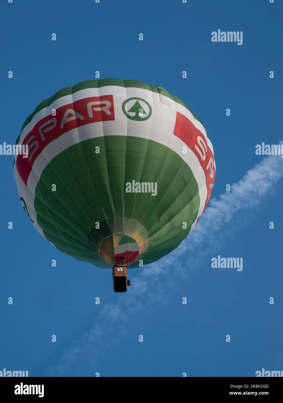 Sint Niklaas, Belgium, September 04, 2022, The hot air balloon of the ...