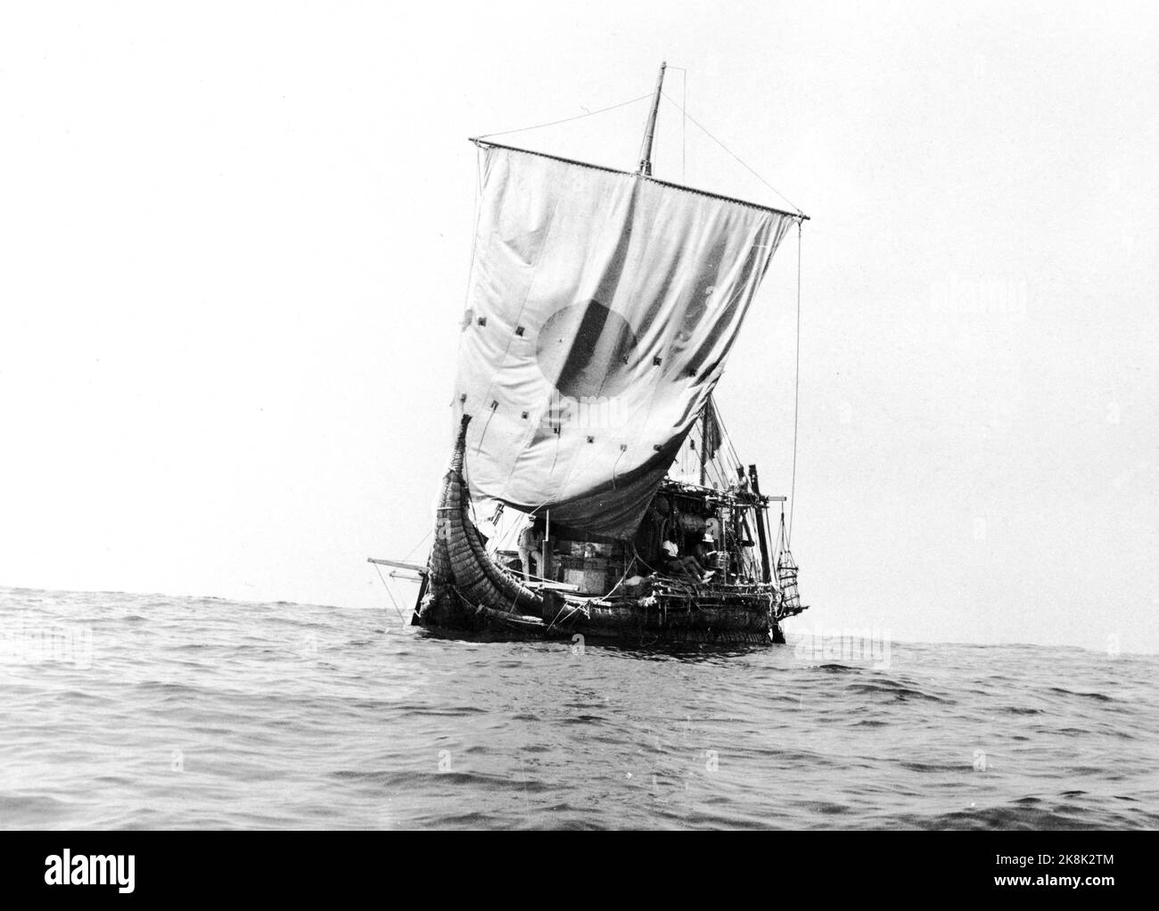 The RA II reindeer boat sets out again in 1970 after a failed ...