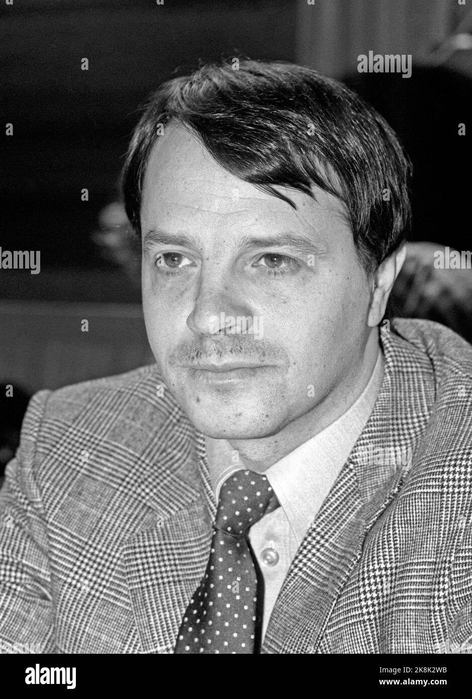 Oslo 19880502: The former stockbroker of the Norwegian Creditbank (DNC ...