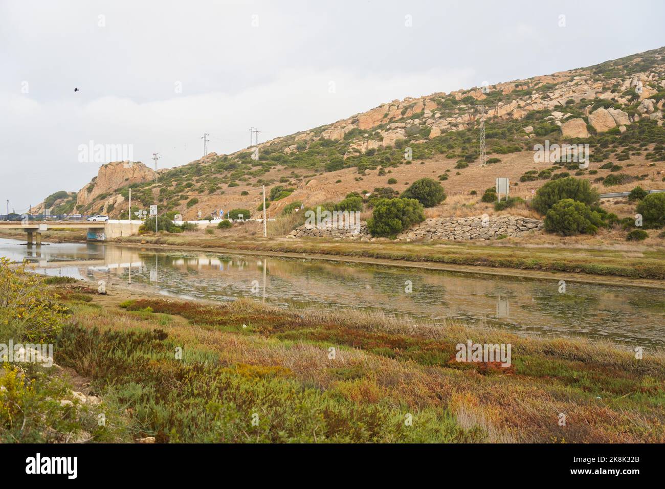Zahara de los atunes Spain, Cachon river north of village going to ...
