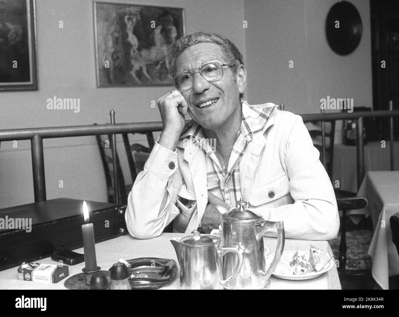 Oslo 19820602. Pianist Robert Levin photographed in connection with the ...