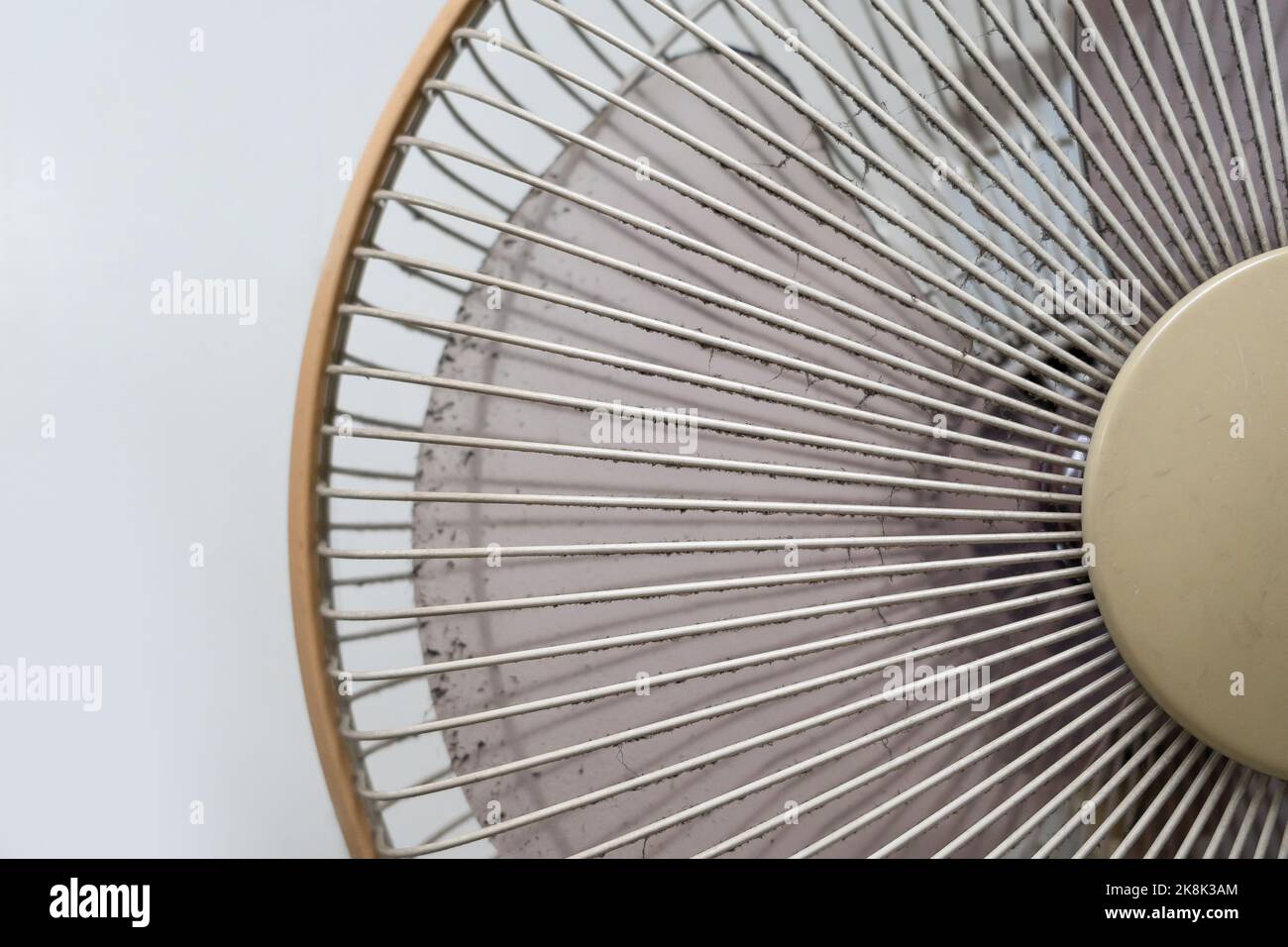 Dirty dust on the cover electric fan it make effect on air, allergy on ...