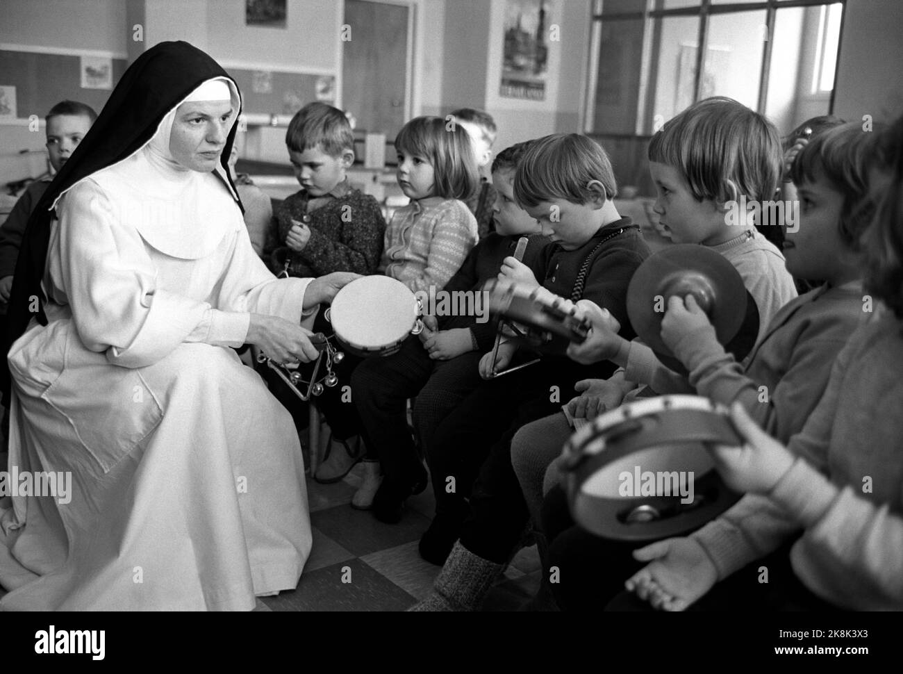 Bodø 1965 The Catholic nuns at St. Sunniva Hemm in Bodø run ...