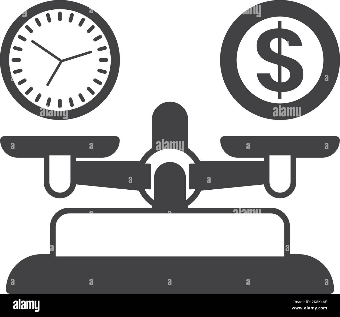 Money time scale Stock Vector Images - Alamy