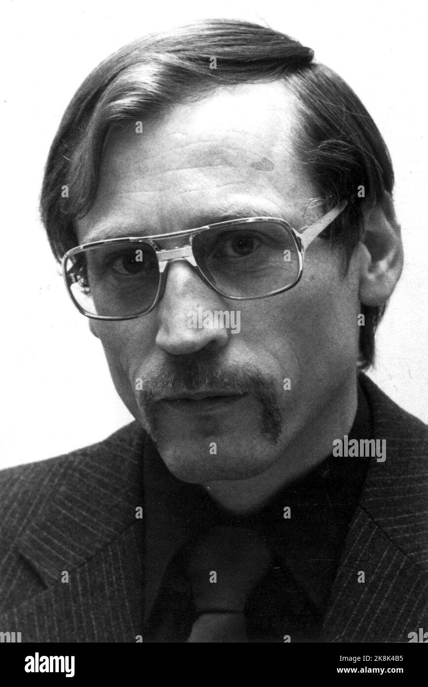 Oslo 28 02 1979 state secretary tormod hermansen photo hi-res stock ...