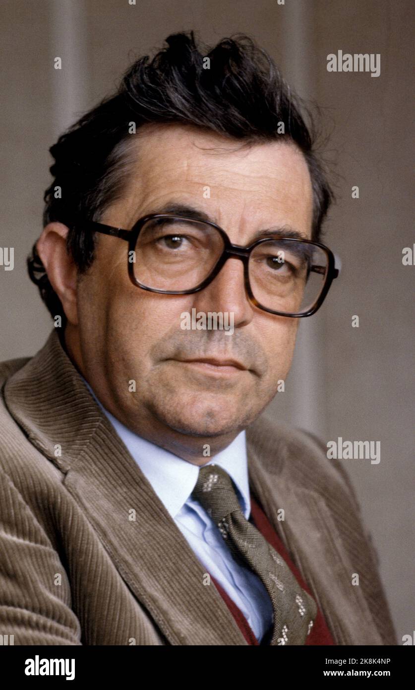 Oslo 19820505 lo lawyer karl nandrup dahl photo hi-res stock ...
