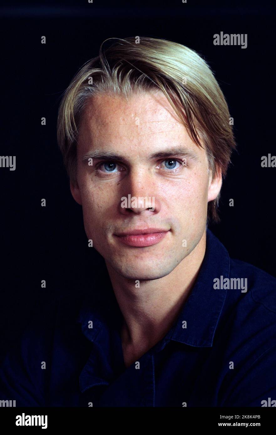 Oslo 19830815. Hans Jacob Sand, actor. Portrait. Photo Inge Gjellesvik ...