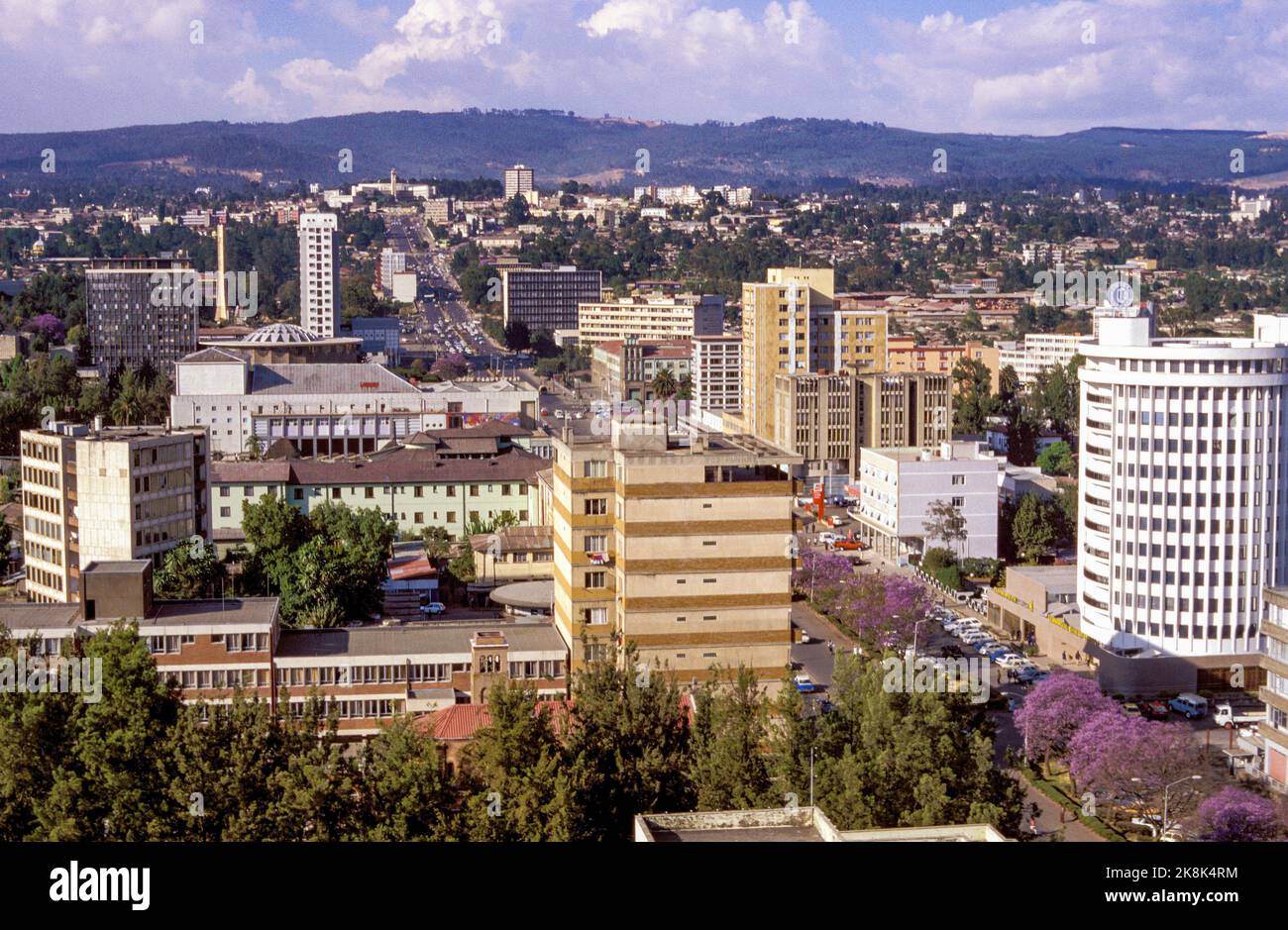 Ethiopia, Addis Abeba; overview of the city Stock Photo - Alamy