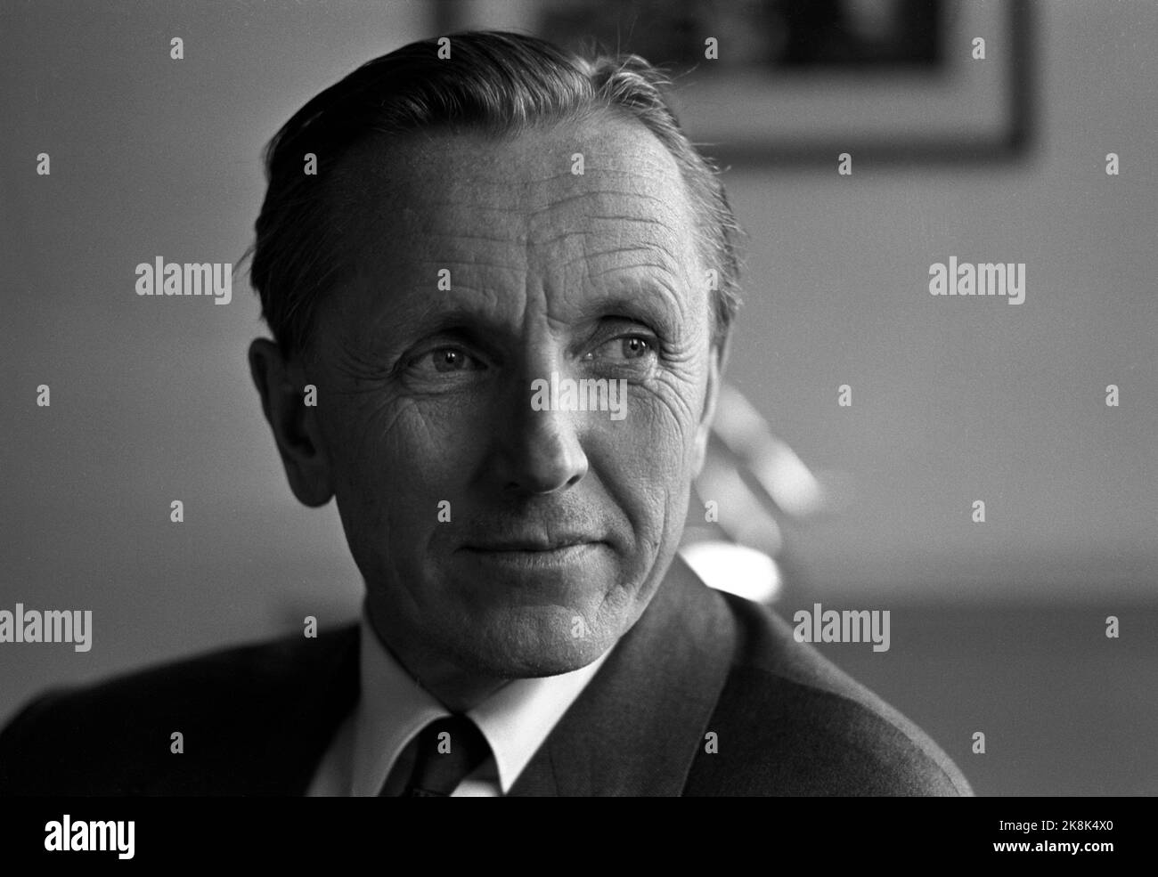 Oslo 19701023 director per bergsland in wideroe photo hi-res stock ...