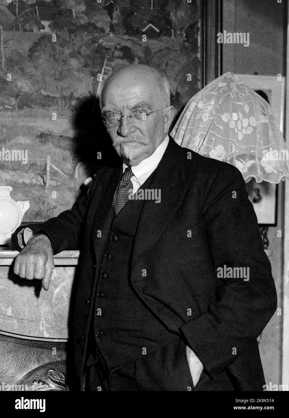 Oslo January 1941 The composer Christian Sinding photographed in his ...