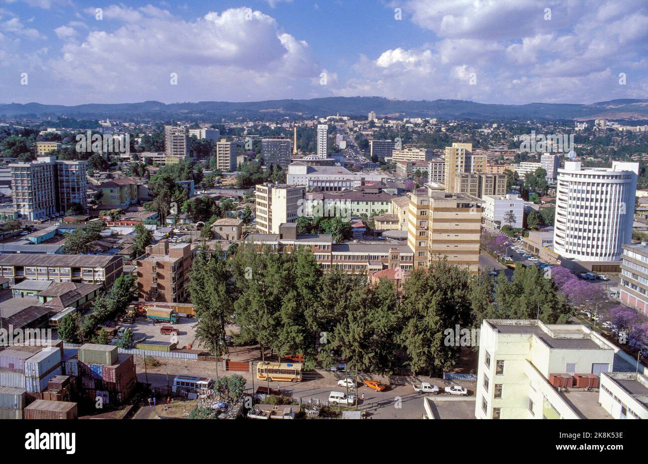 Ethiopia, Addis Abeba; overview of the city Stock Photo - Alamy