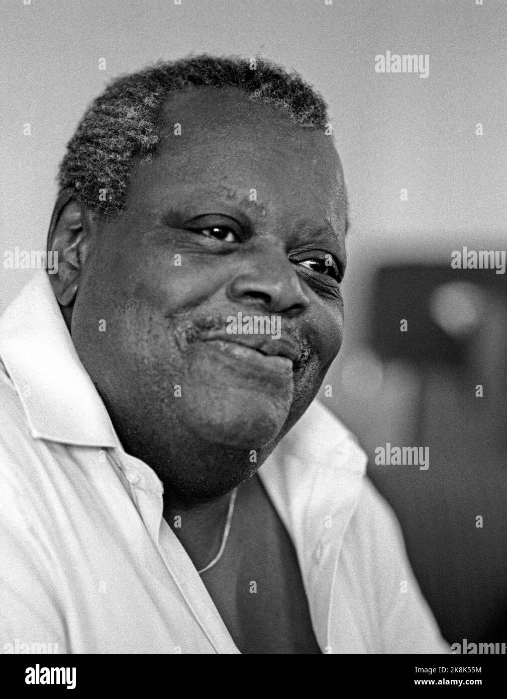 Molde 19870720. Jazz musician Oscar Peterson during the jazz festival ...