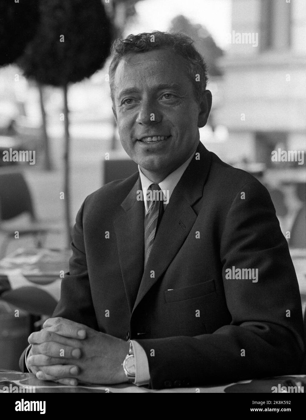 Oslo 19700618 Kjell Edlund, journalist, NRK employee. Photo: NTB / NTB ...