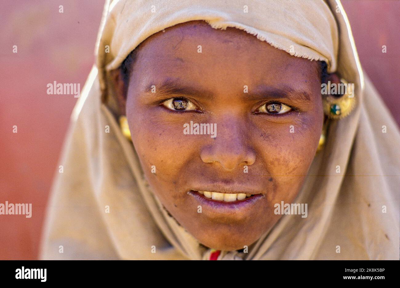 Ethiopia, Tigray; portrait of a young woman Stock Photo - Alamy