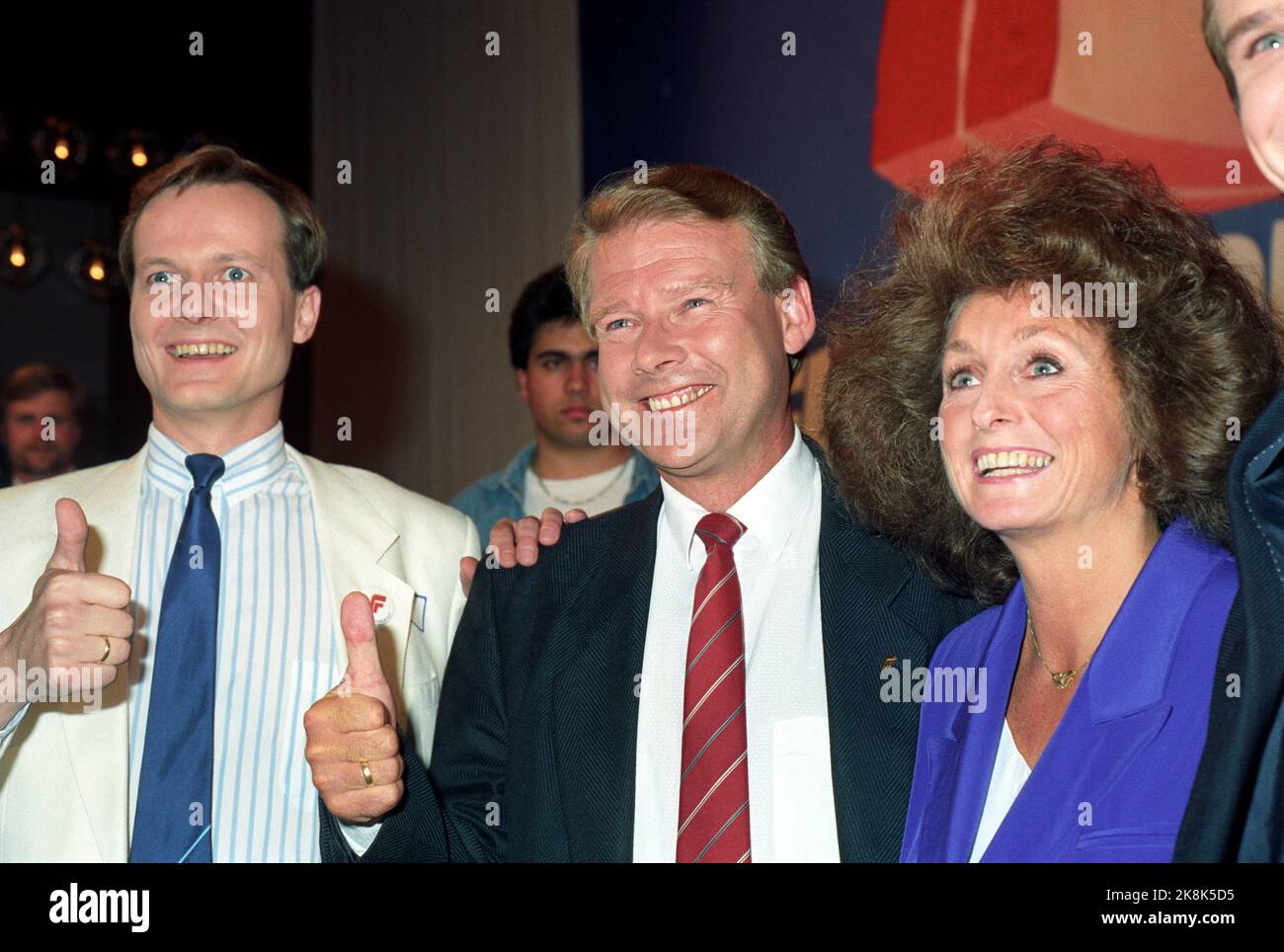 Storting election 1989 carl i hagen hi-res stock photography and images ...