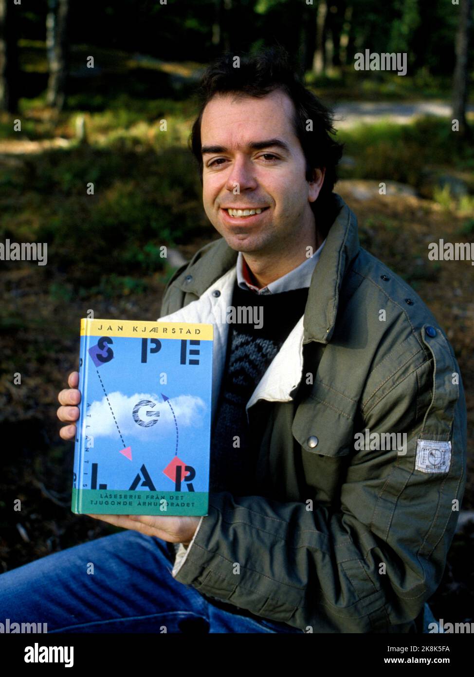 Oslo October 31, 1983. Author Jan Kjærstad. Photo; Henrik Laurvik / NTB ...