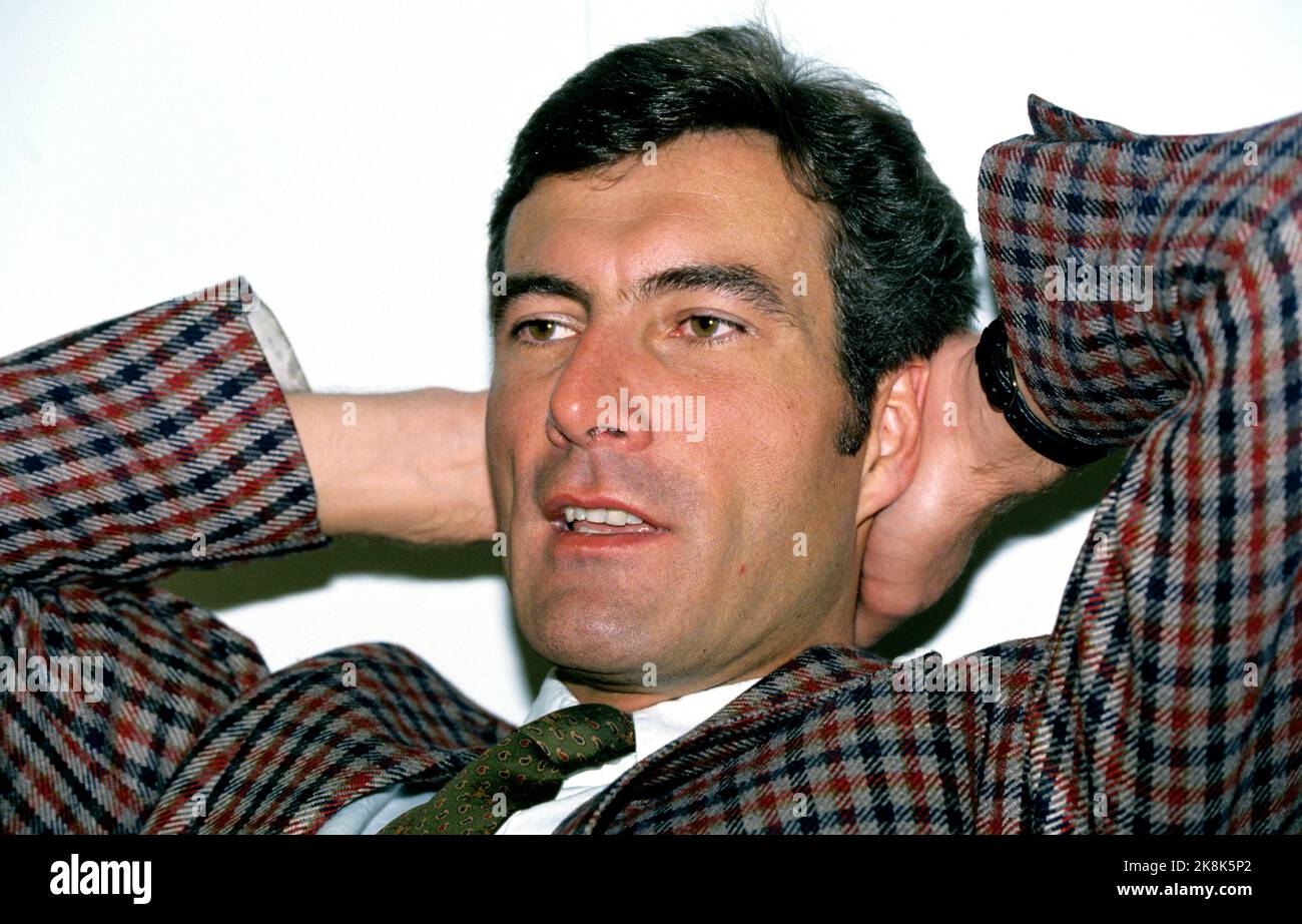 Oslo 19930930 business manager christian thommessen photo hi-res stock ...