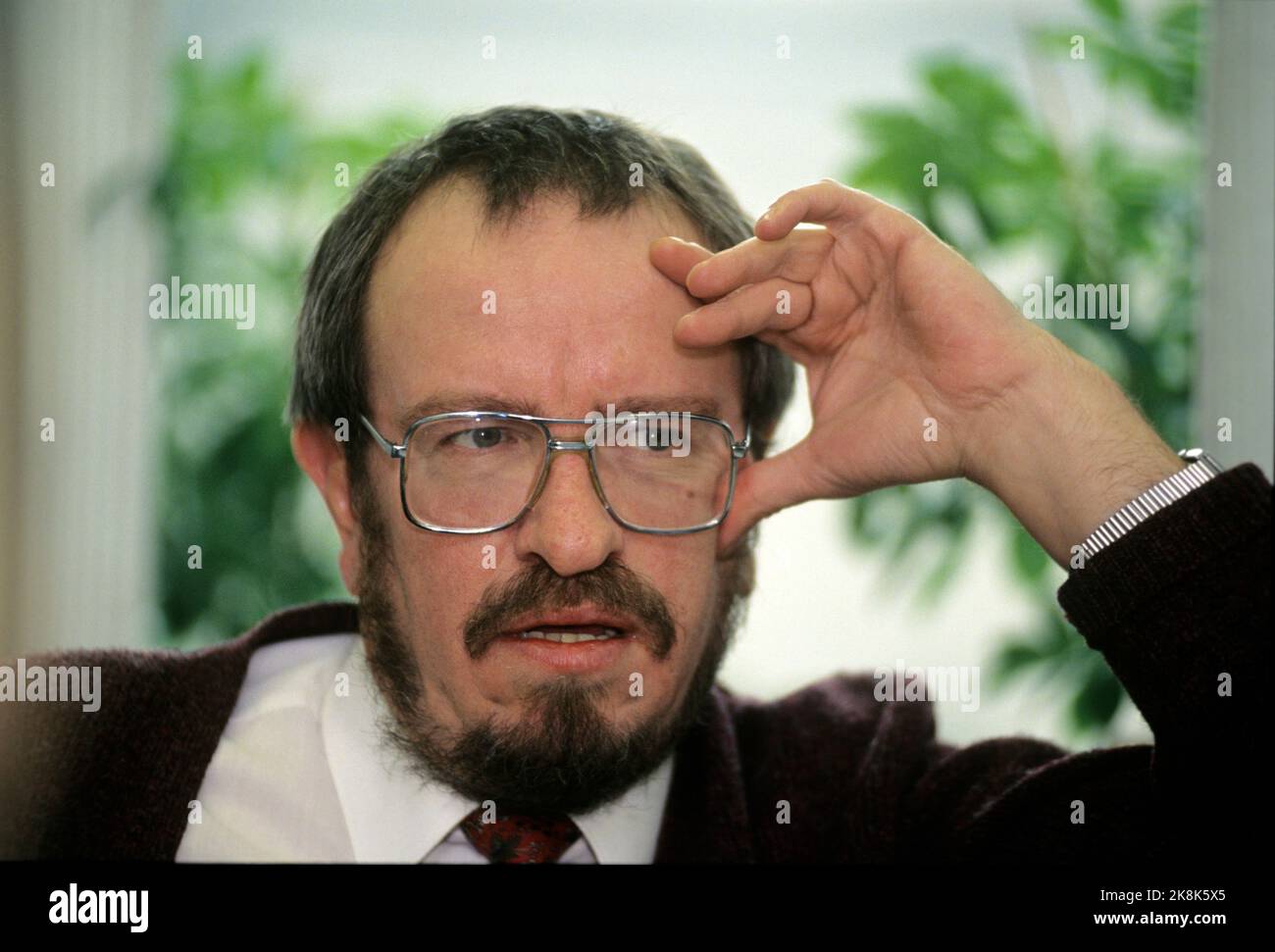 Oslo 199103 interview with children family minister matz sandman photo ...