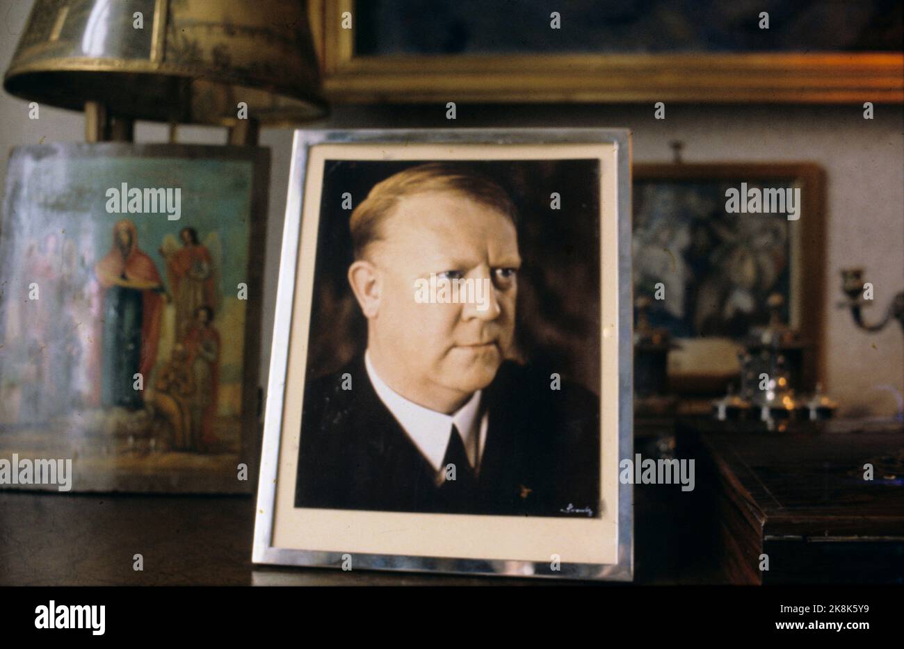Oslo, 13/3 1980. Maria Quisling's apartment at Frogner. Here is the ...