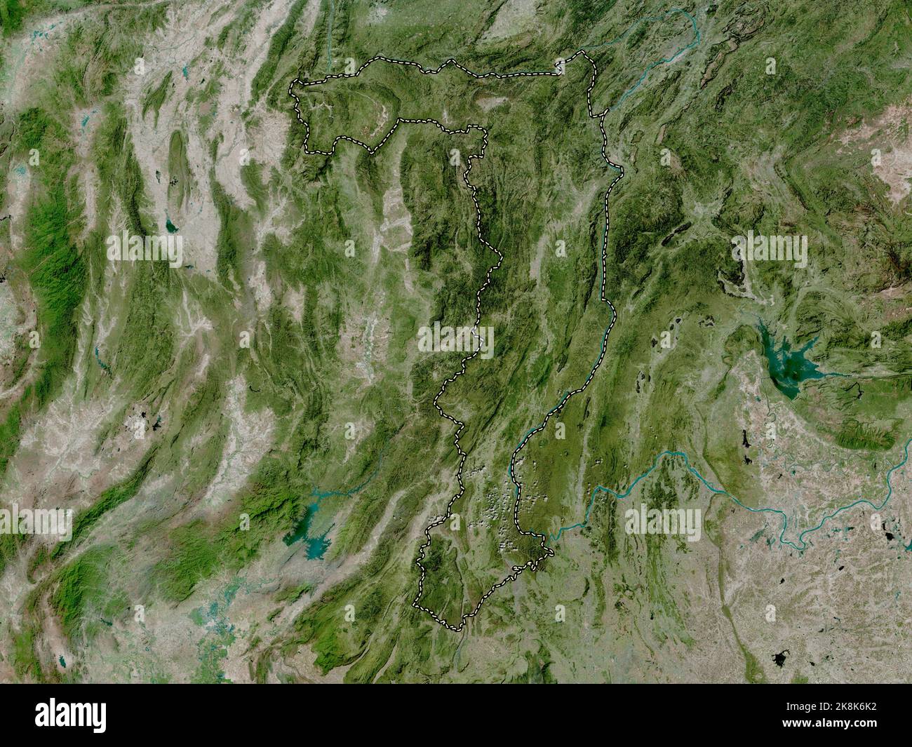 Xaignabouri map hi-res stock photography and images - Alamy