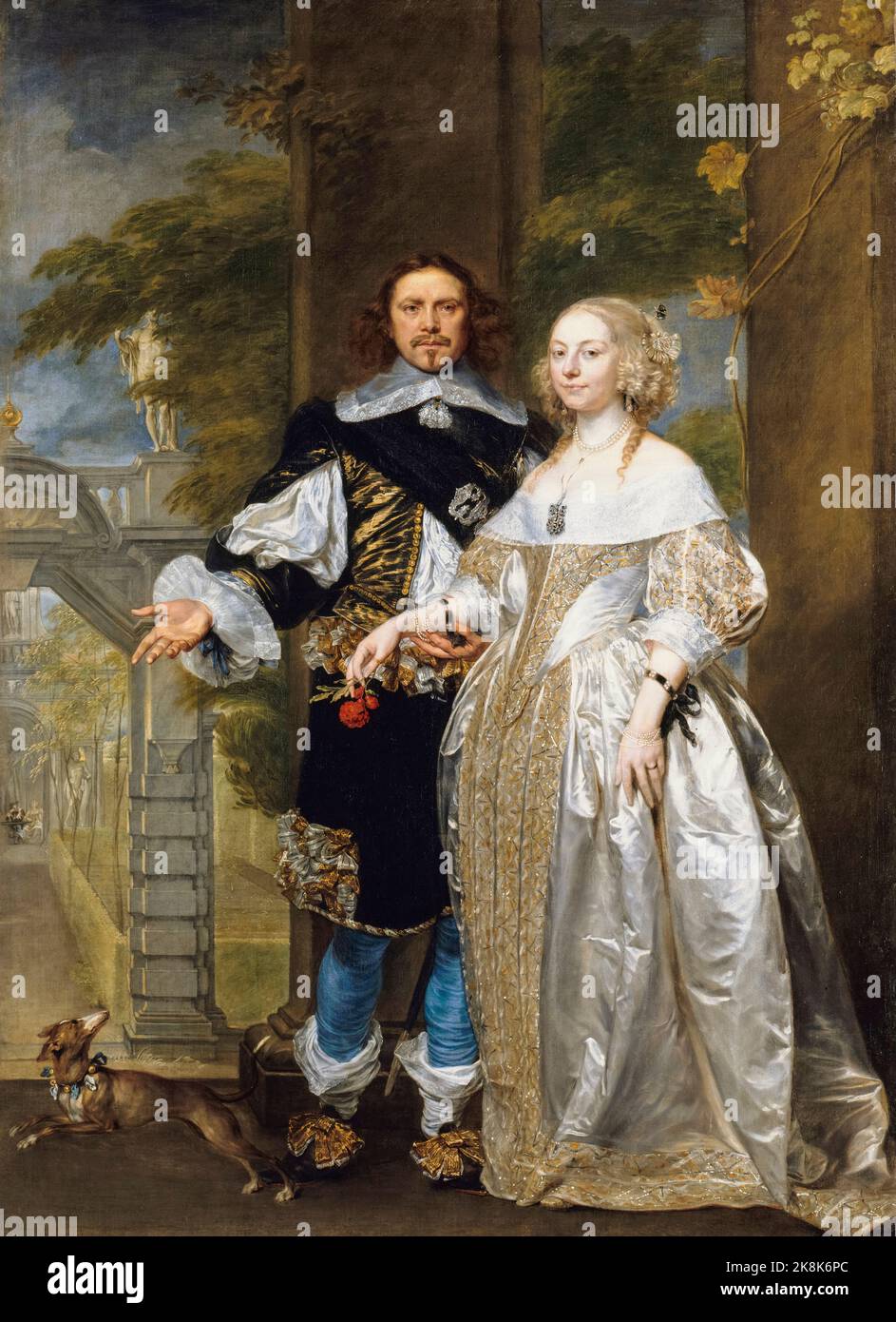 17th century portrait married couple hi-res stock photography and ...